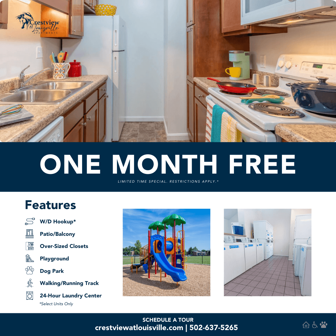 No Deposit Apartments in Louisville, KY | Crestview at Louisville